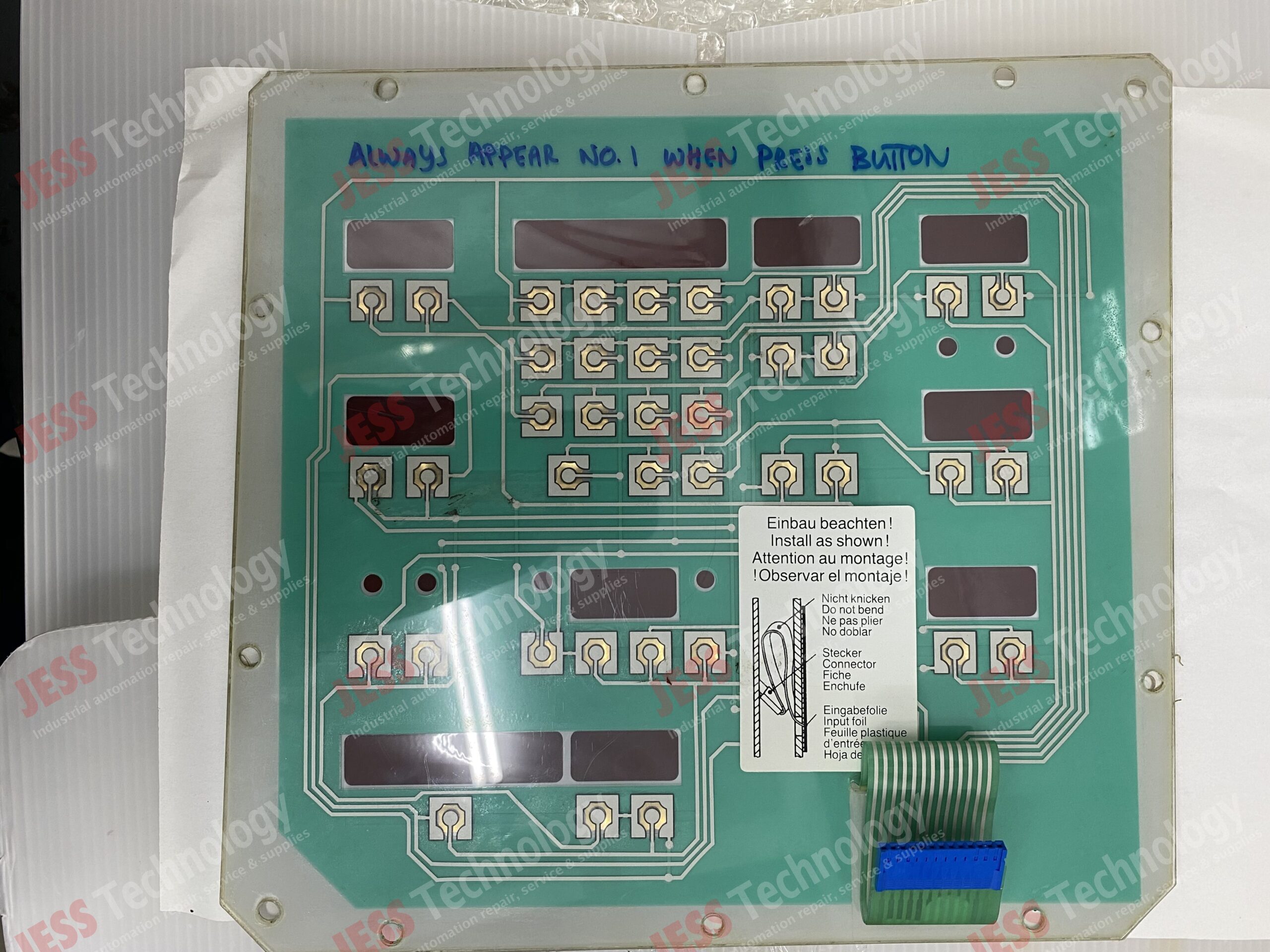 JESS Repair Service in Malaysia - Repair - Membrane keypad - -, Best ...