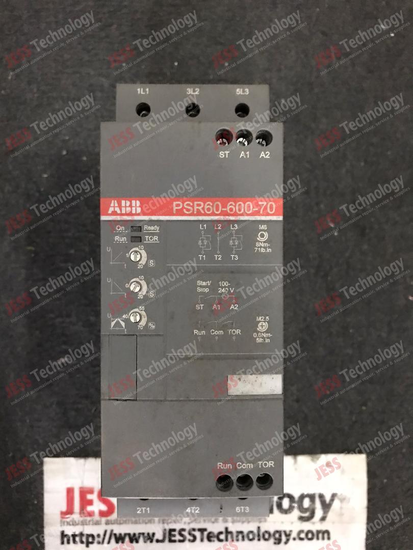 JESS Repair Service in Malaysia - Repair ABB ABB Softstarter PSR60-600-70 for max 600V main ...