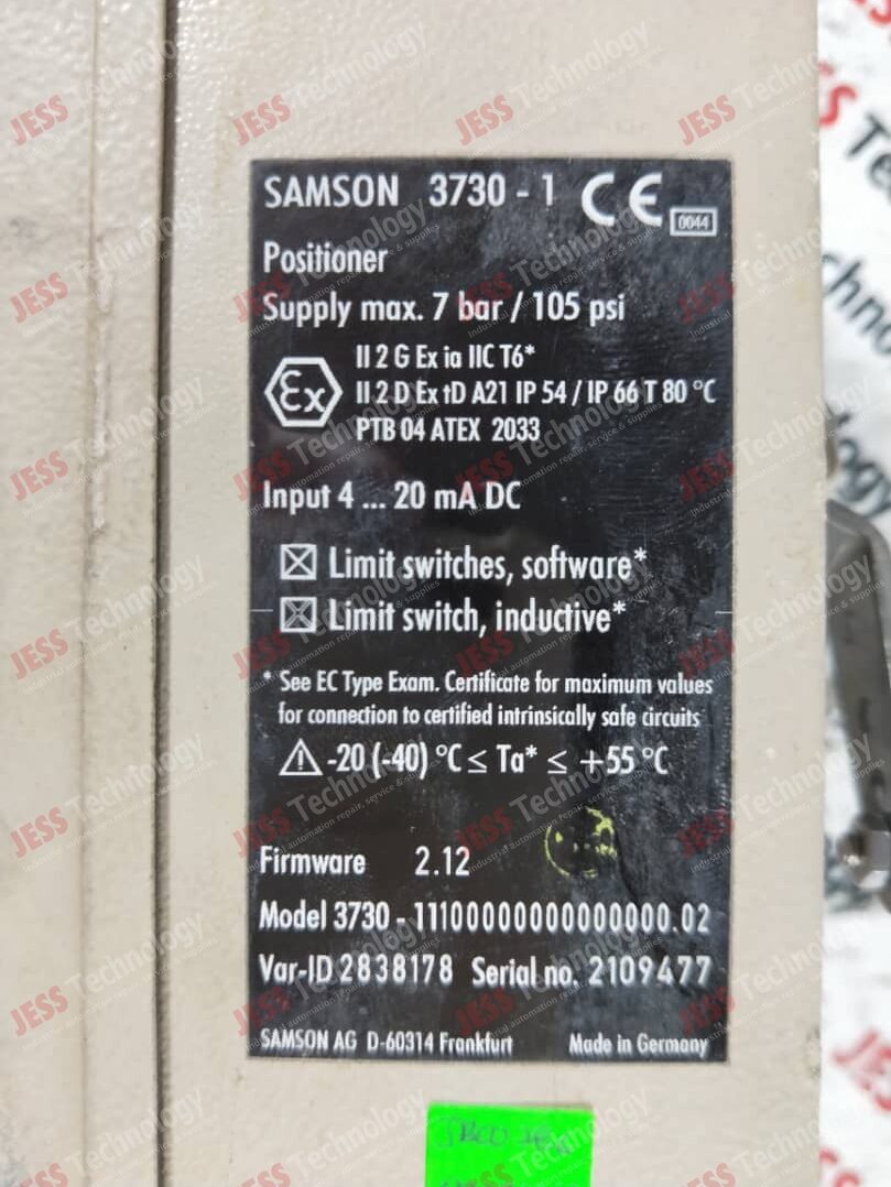 JESS Repair Service in Malaysia - Repair SAMSON Brand: Samson ...