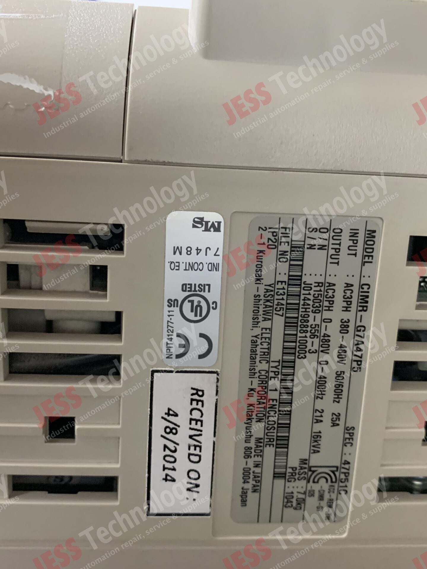 JESS Repair Service in Malaysia - Repair YASKAWA yaskawa varispeed G7 ...