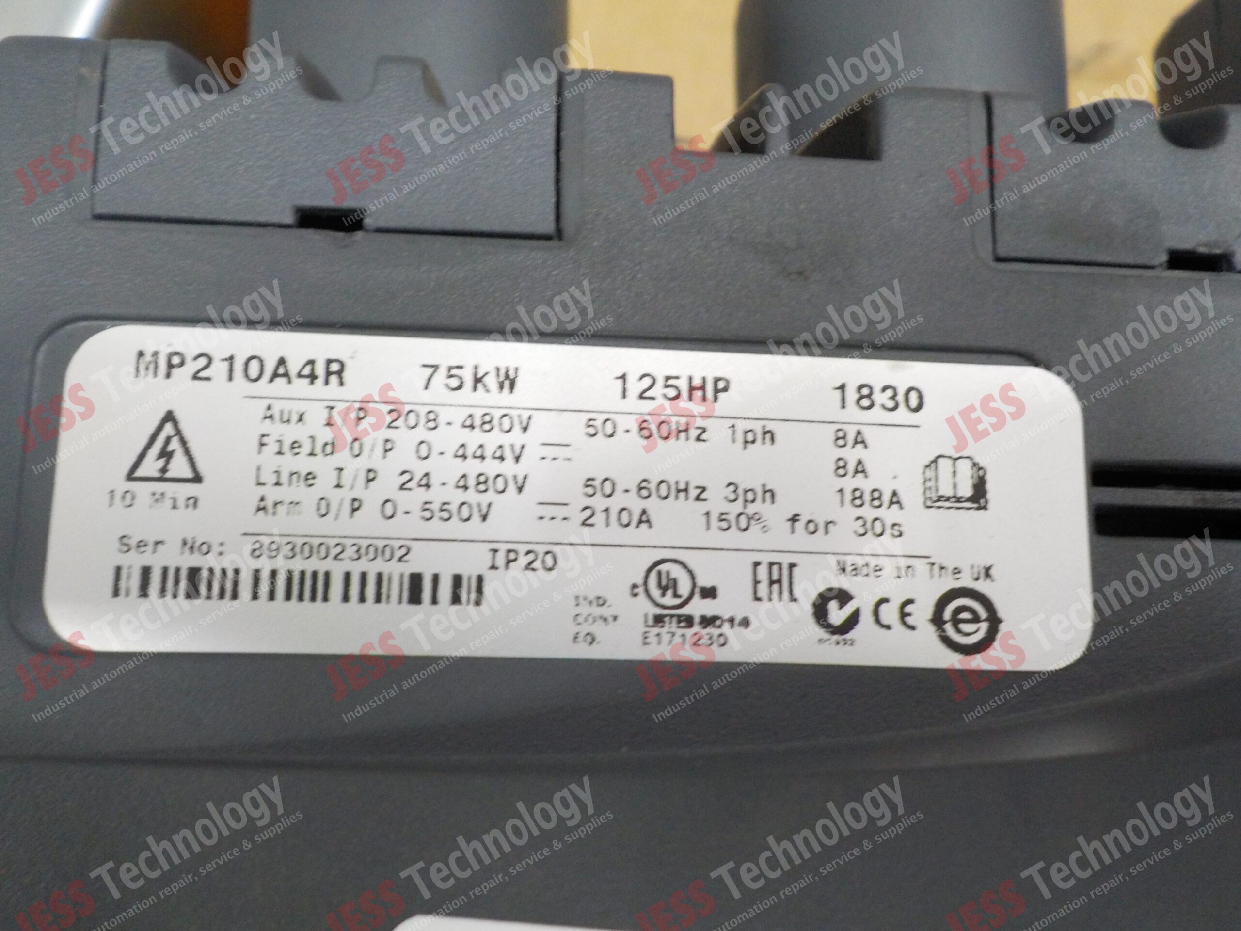 JESS Repair Service in Malaysia - Repair NIDEC Nidec mentor mp 8930023002 MP210A4R, Best Repair ...