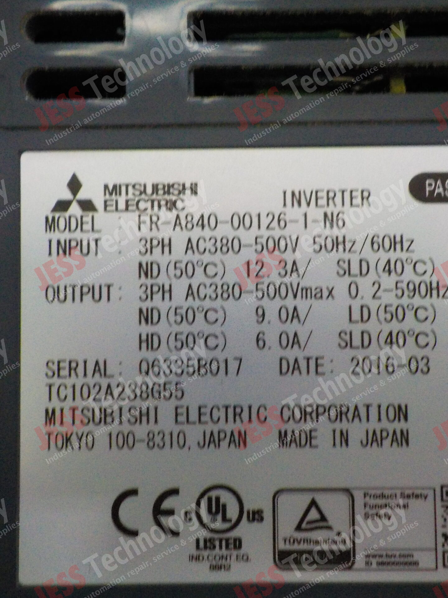 JESS Repair Service in Malaysia - Repair MITSUBISHI Mitsubishi A800 ...