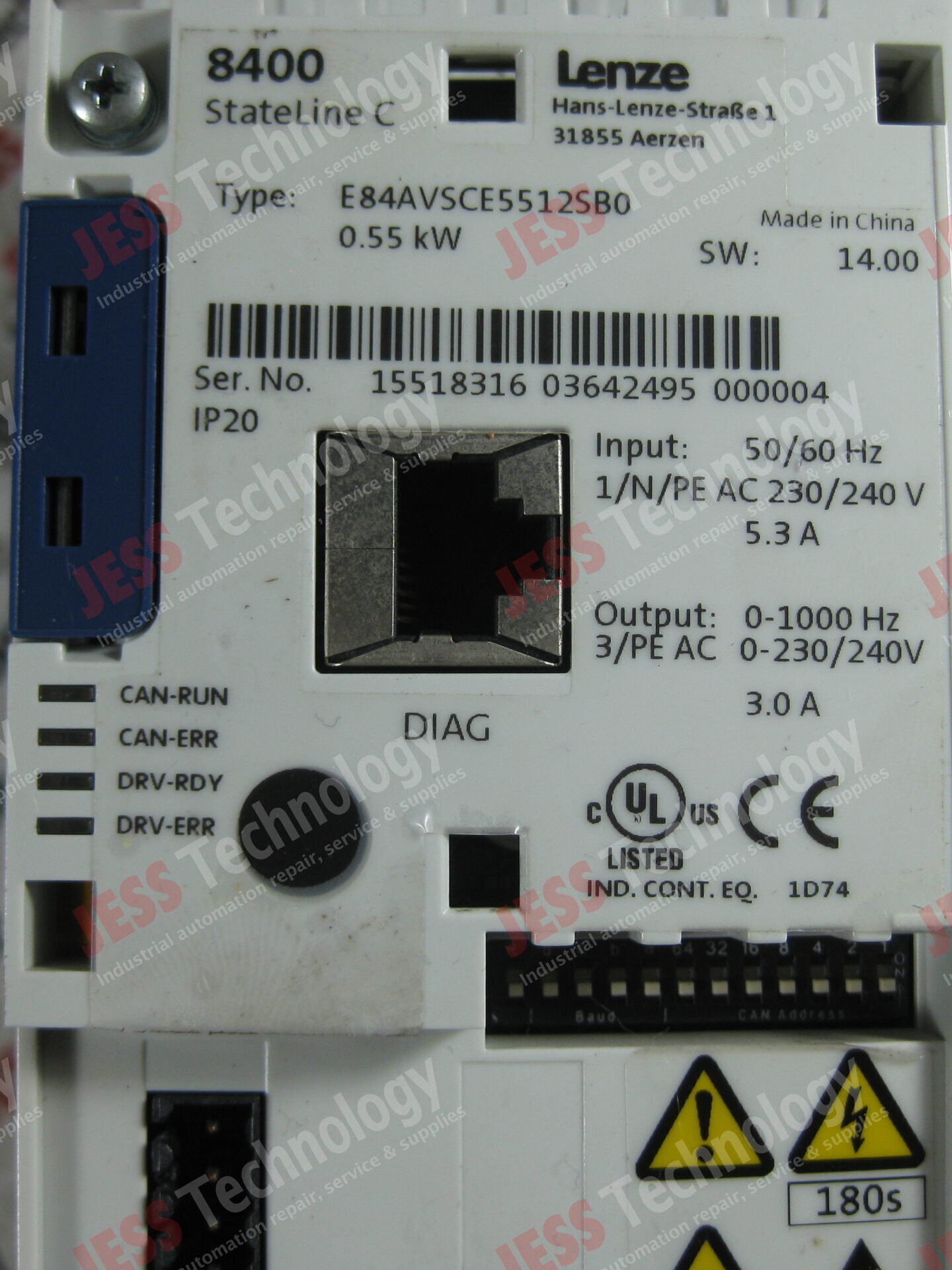 JESS Repair Service in Malaysia - Repair LENZE LENZE INVERTER DRIVE ...