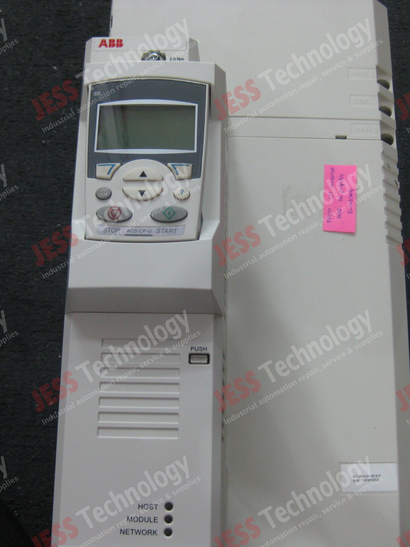 JESS Repair Service in Malaysia - Repair ABB ABB AC DRIVE, MODEL NO ...