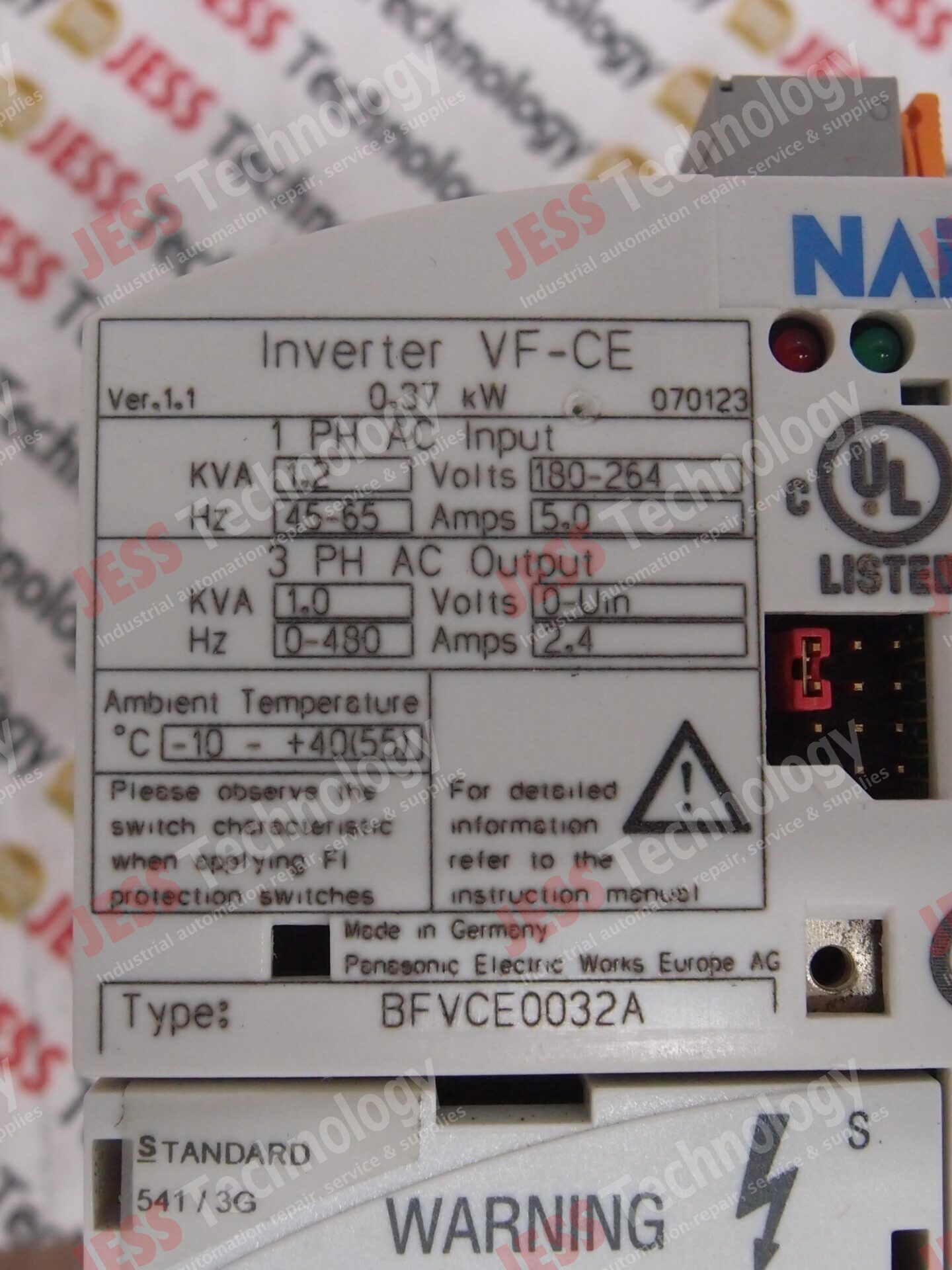 JESS Repair Service in Malaysia - Repair NAIS Nais inverter ...