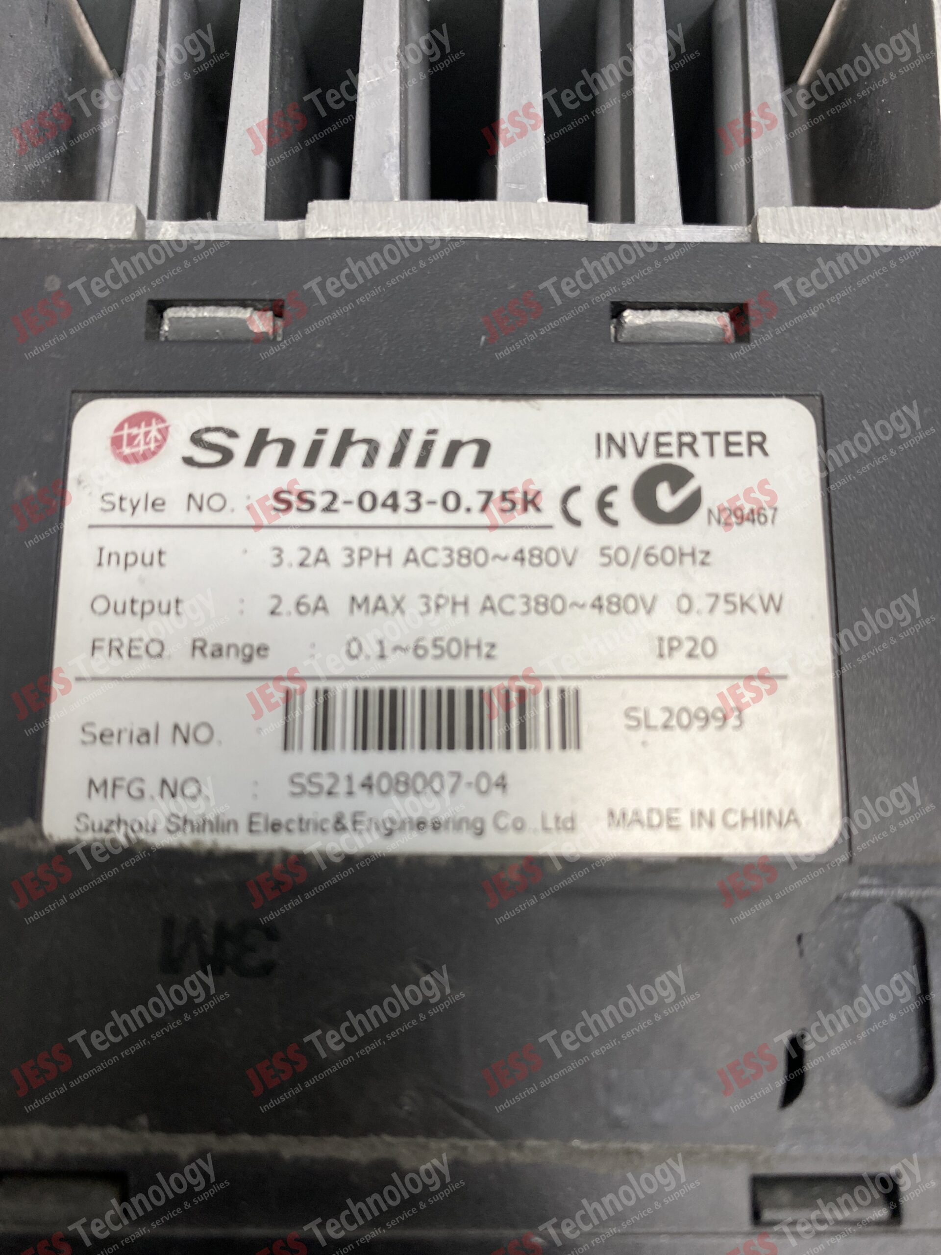 JESS Repair Service in Malaysia - Repair SHIHLIN Shihlin Inverter 0 ...