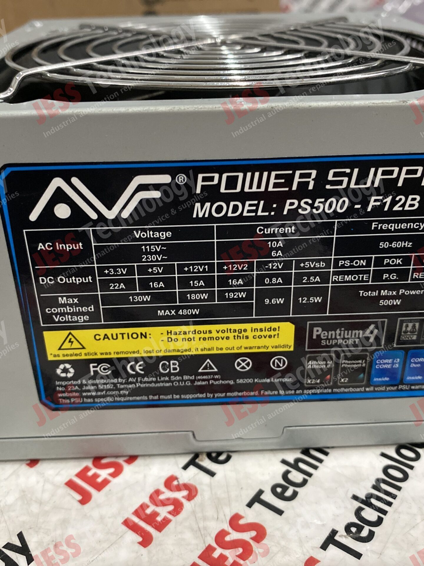 JESS Repair Service in Malaysia - Repair - Brand: Power Supply Model ...