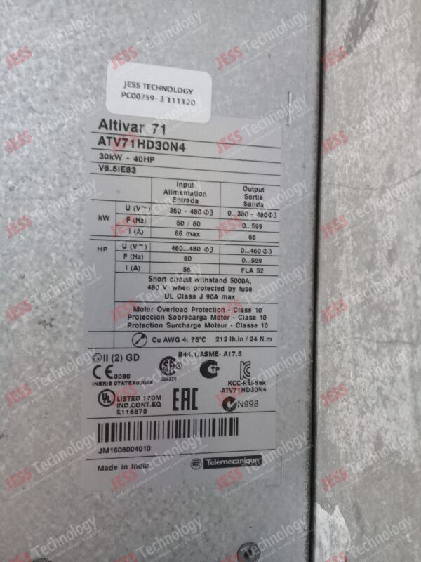 JESS Repair Service in Malaysia - Repair SCHNEIDER INVERTER ALTIVAR 71 ...